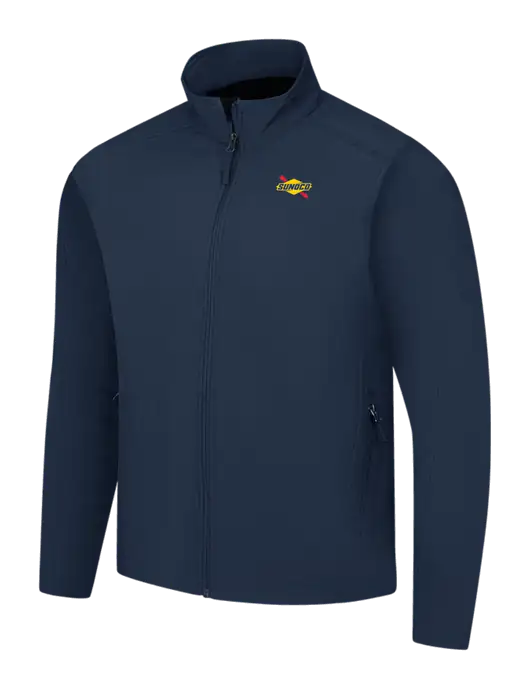 Navy Core Soft Shell Jacket w/Sunoco Logo